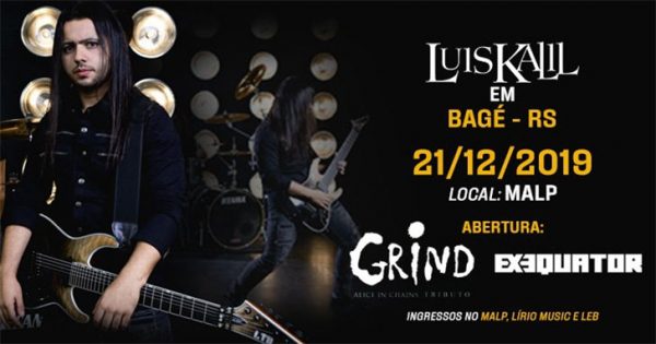 EXEQUATOR: Último show do ano será com o guitarrista LUIS KALIL ...
