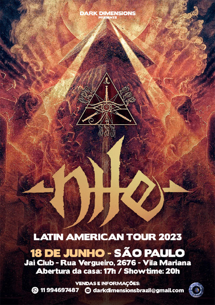 NILE, a lenda do brutal technical death metal, aporta pela quinta vez ...